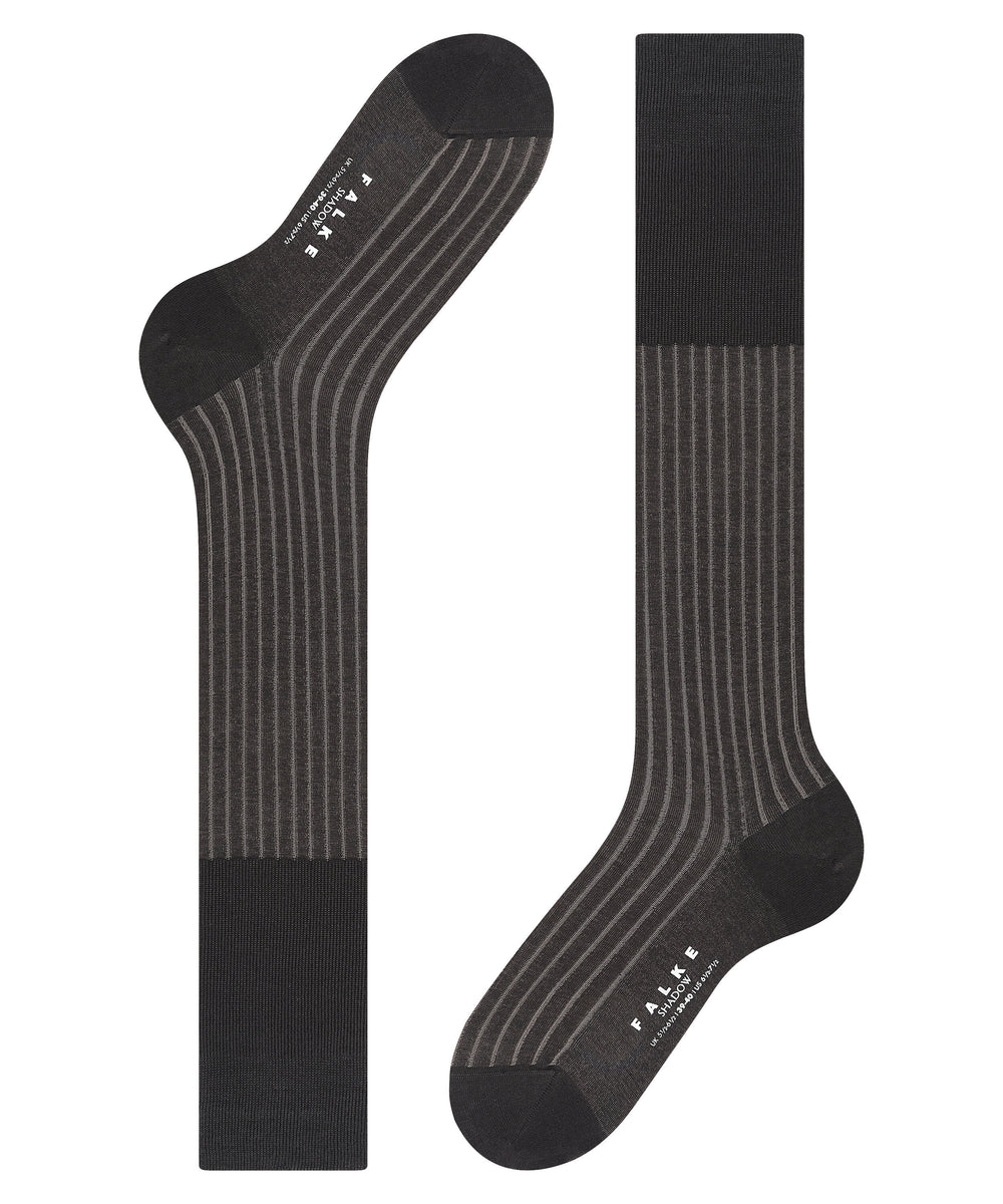 Falke Shadow Men Knee-high socks - Men - grey-white – FALKE